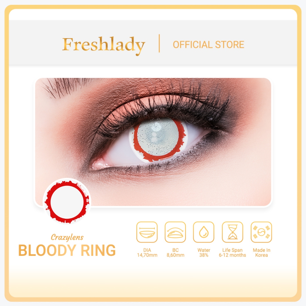 Jual FRESHLADY Softlens Crazy Lens Bloody Ring - Cosplay Halloween ...