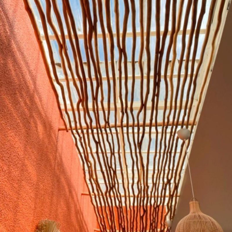 Jual Bahan Kayu Ranting Jati Macrame Teakwod Atap Gazebo /150 cm/10 ...