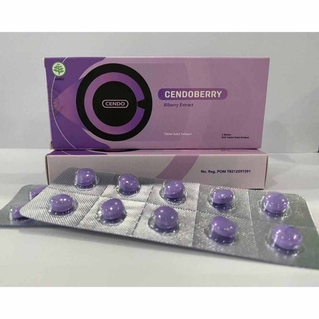 Jual Cendo Berry 80mg Box 30's Tablet - Vitamin Mata | Shopee Indonesia