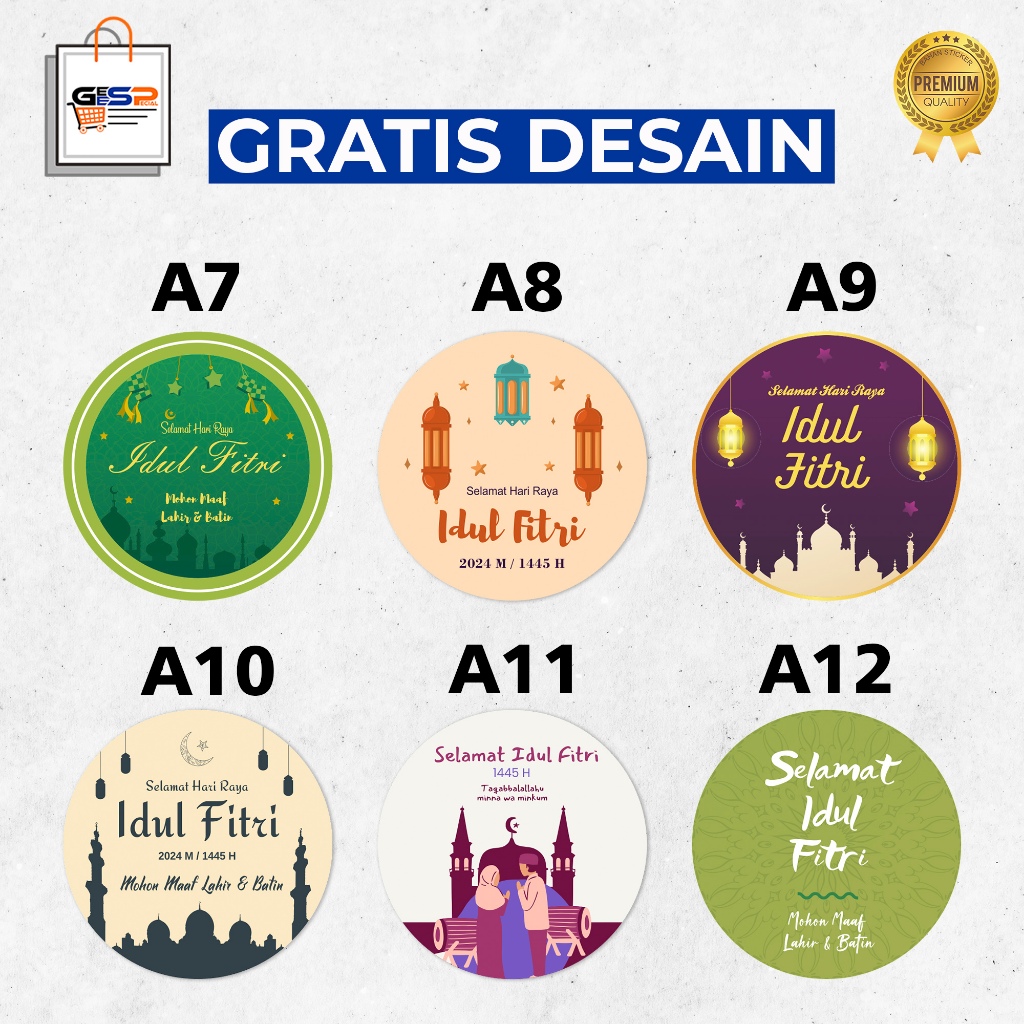 Jual STIKER LABEL | STIKER IDUL FITRI | STICKER LEBARAN | STICKER LABEL ...