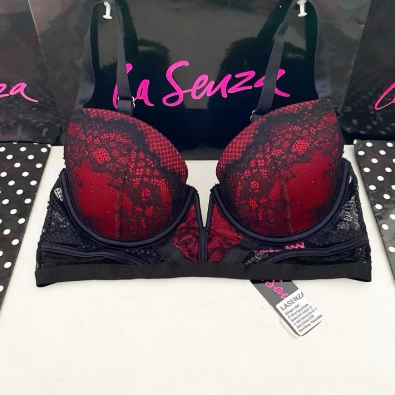 Jual La Senza Diva Bra No Push Up Jester Red 32C 11132162 | Shopee ...