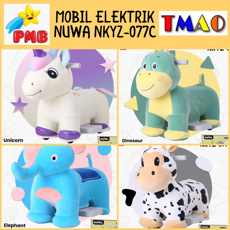 Jual Mainan Anak Mobil Odong Odong Binatang ELECTRIC VEHICLE ANIMAL SERIES NUWA NKYZ-077C ...