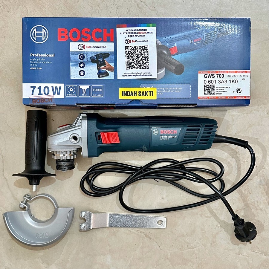 Jual Mesin Gerinda Tangan 4 inch Angle Grinder Bosch GWS 700 | Shopee Indonesia