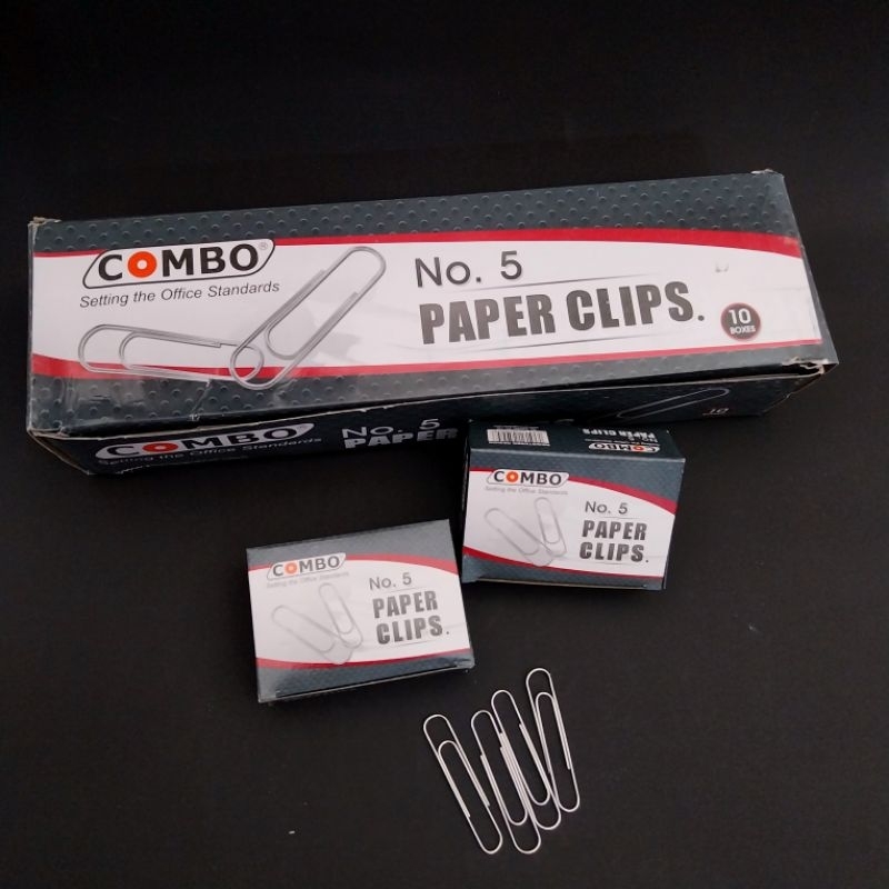 Jual (1 dus) Paper Clip Besar / Trigonal Clip No 5 Jumbo | Shopee Indonesia