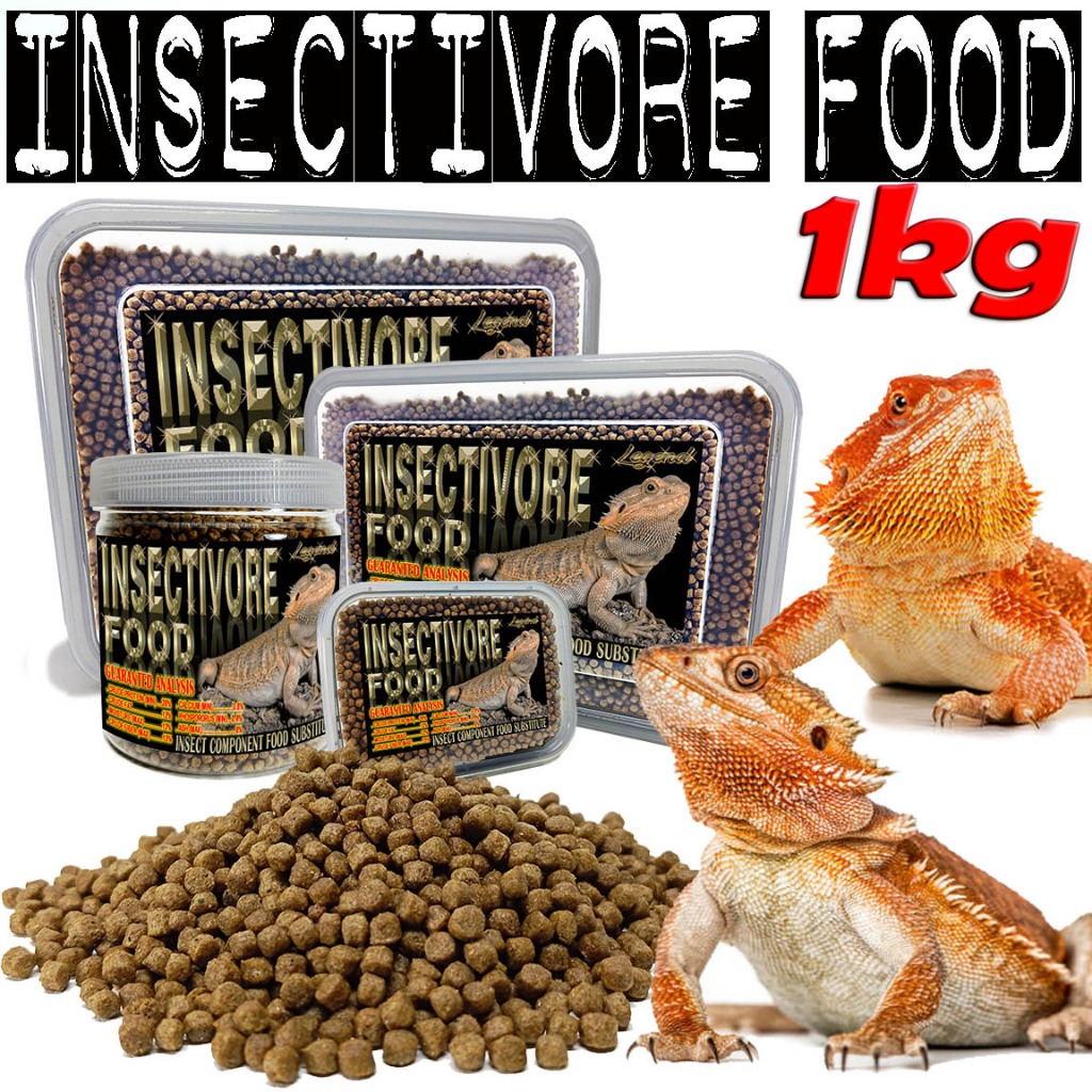 Jual 1KG INSECTIVORE DIET FOOD PELLET PAKAN REPTILE BEARDED DRAGON BD ...