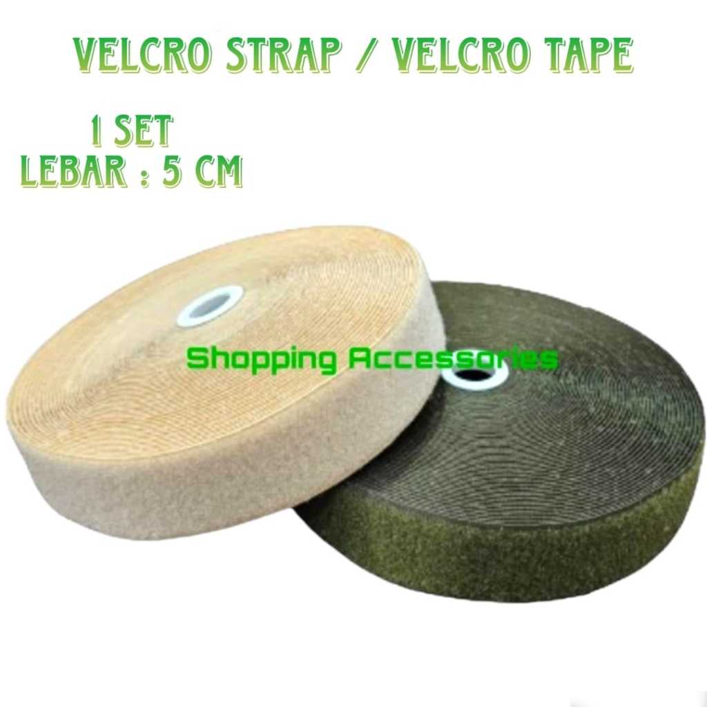 Jual Velcro Strap / Magic Tape / Perekat Pengikat Kain 5cm 2" (Per ...