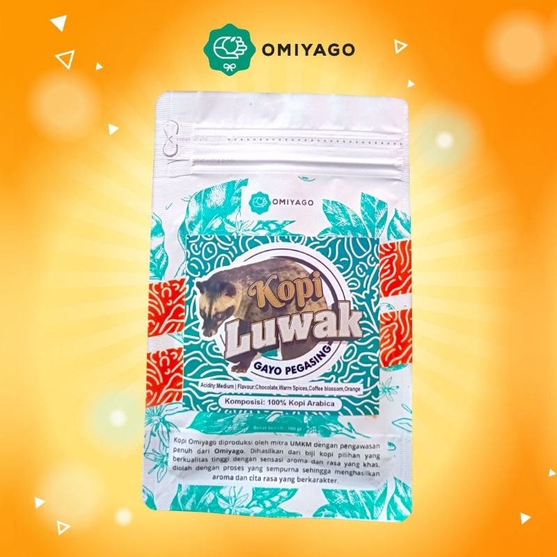 Jual Omiyago Biji Kopi Luwak Arabika 100gr / Luwak Coffee Beans ...
