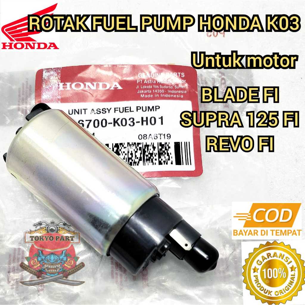 Jual ROTAK FUEL PUMP HONDA K03 KUALITAS ASLI ORIGINAL HONDA AHM PRESISI ...