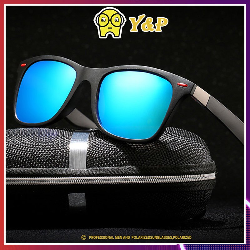 Jual Kacamata hitam trendi baru, pelindung olahraga terpolarisasi, kacamata hitam pria ...