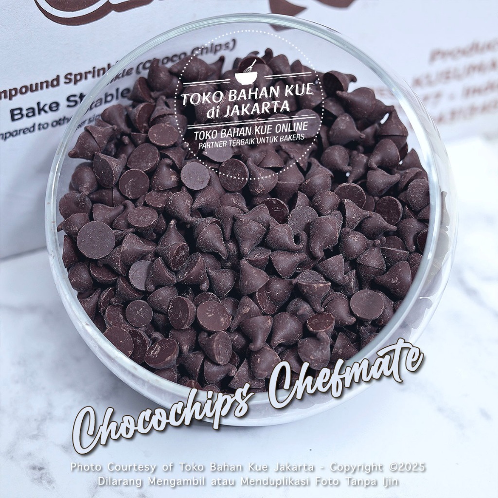 Jual Chefmate Chip Dark 100gr Chocochip Chocolate Compound Coklat Chips ...