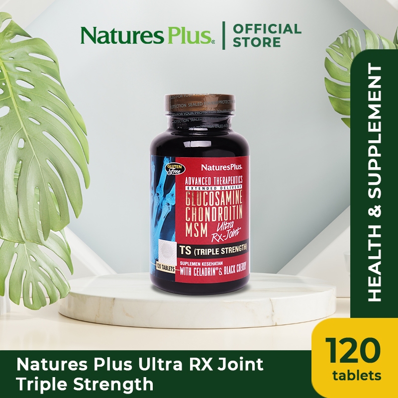Jual Natures Plus Ultra RX-Joint Triple Strength [120 Tabs] | Shopee ...