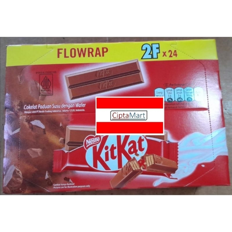 Jual Nestle Cokelat Kit Kat 2F isi ( 24 x 17 gr ) | Shopee Indonesia
