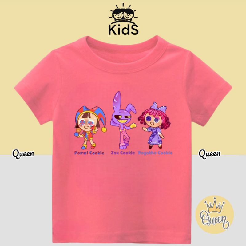 Jual Baju Atasan Perempuan T Shirt Pomni Amazing Digital Circus Bertiga Shopee Indonesia