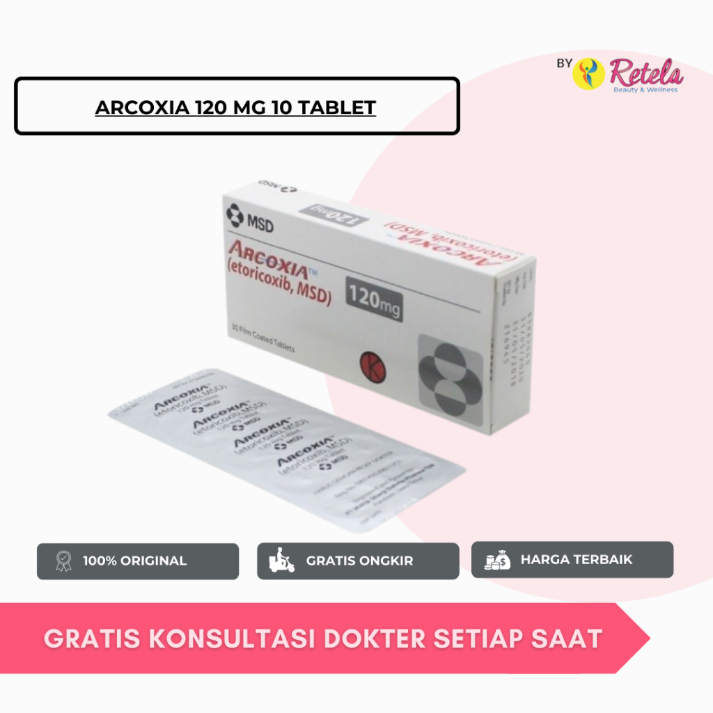 Jual ARCOXIA 120 MG 1 BLISTER 10 TABLET | Shopee Indonesia