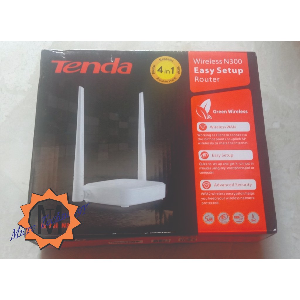 Jual Router Tenda N301 3 in 1 Wireless + Access Point +EXTENDER WIFI 301 AP | Shopee Indonesia