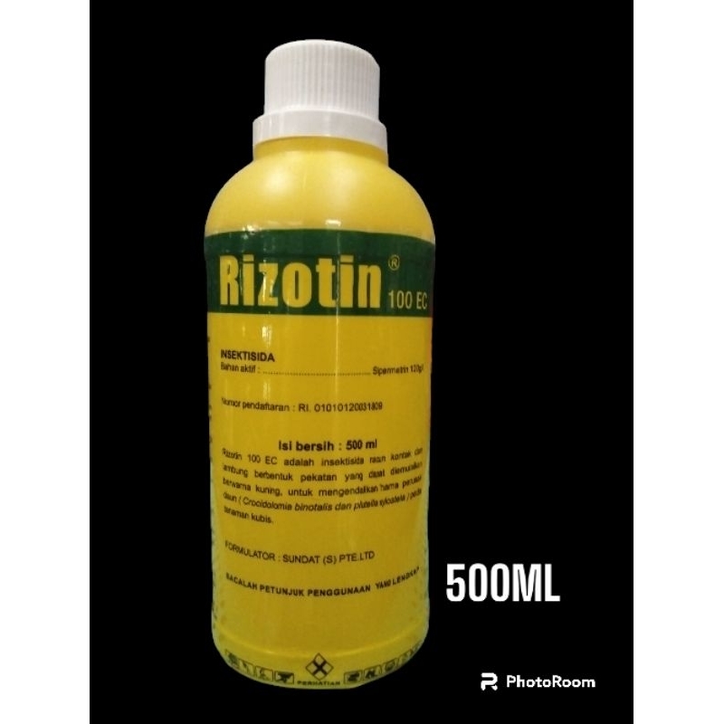 Jual RIZOTIN 100EC 500ML INSEKTISIDA RACUN HAMA TANAMAN | Shopee Indonesia