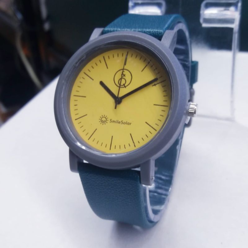 Jual Jam Tangan Pria Dan Wanita OnO Smile Solar Tali Karet | Shopee Indonesia