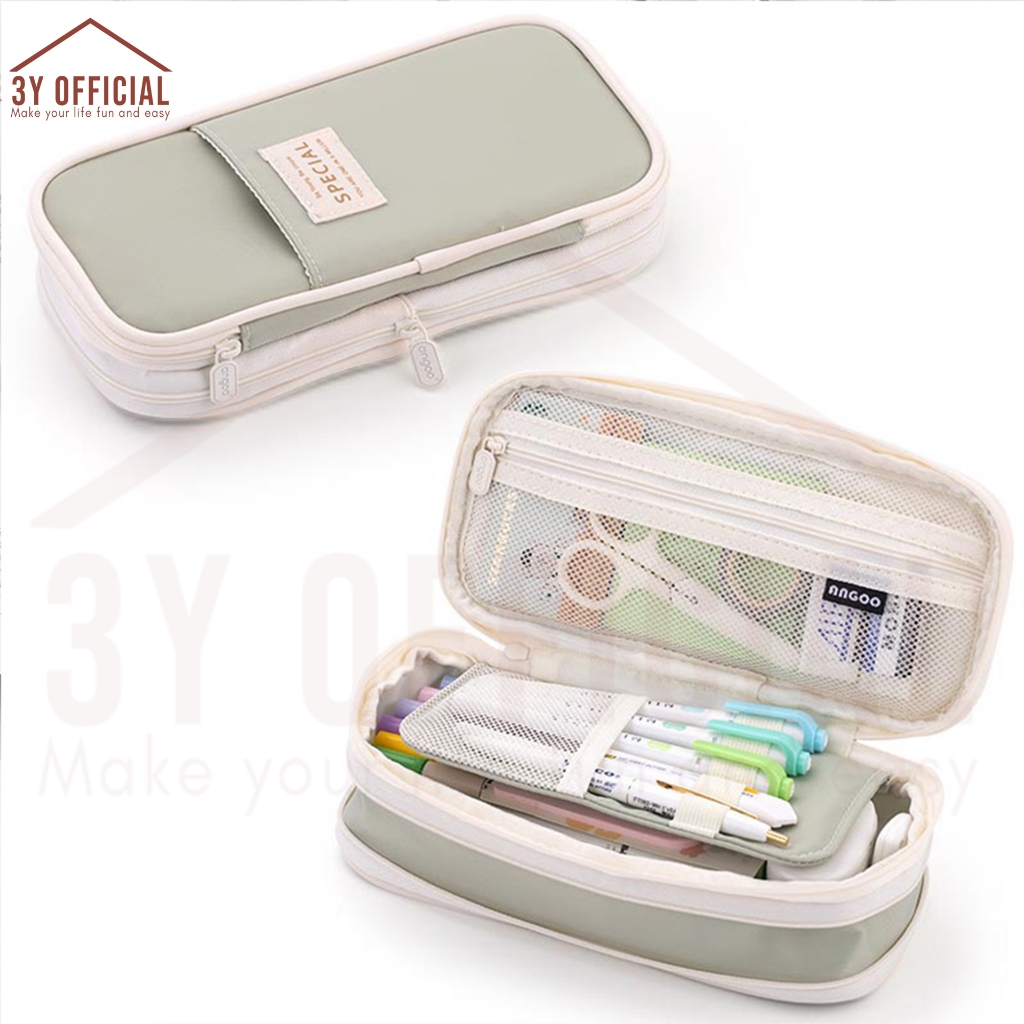 Jual 3Y Angoo Collapsible Pencil Case kotak pensil aesthetic | Shopee ...
