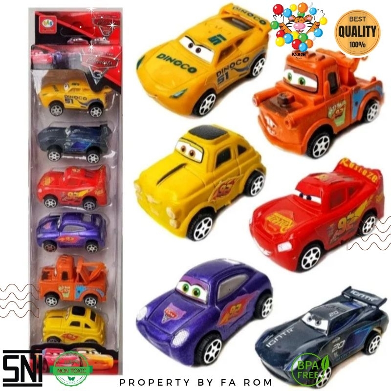 Jual Mainan Anak Mobil Mobilan Cars Mc Queen Isi 6 pcs Pullback ... Jual Mainan Anak Mobil Mobilan Cars Mc Queen Isi 6 pcs Pullback ...