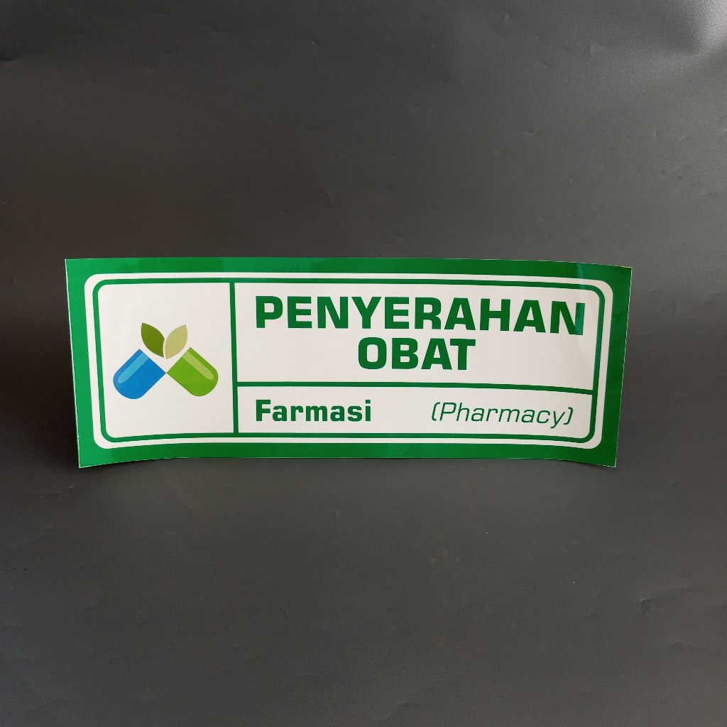 Jual Stiker Penerimaan Resep/ Penyerahan Obat/ Konsultasi Apoteker ...