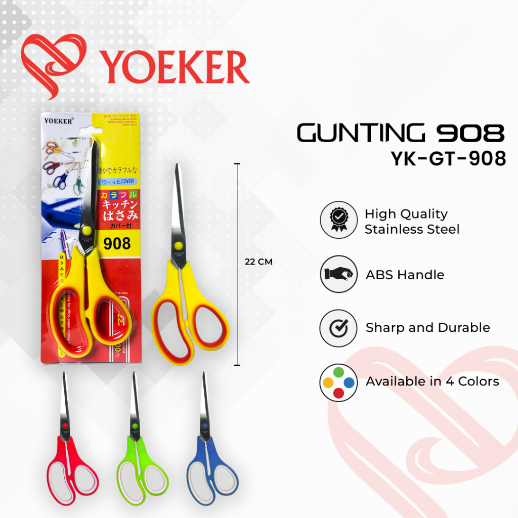 Jual (1 PCS) Gunting Jumbo 908 Yoeker | Shopee Indonesia