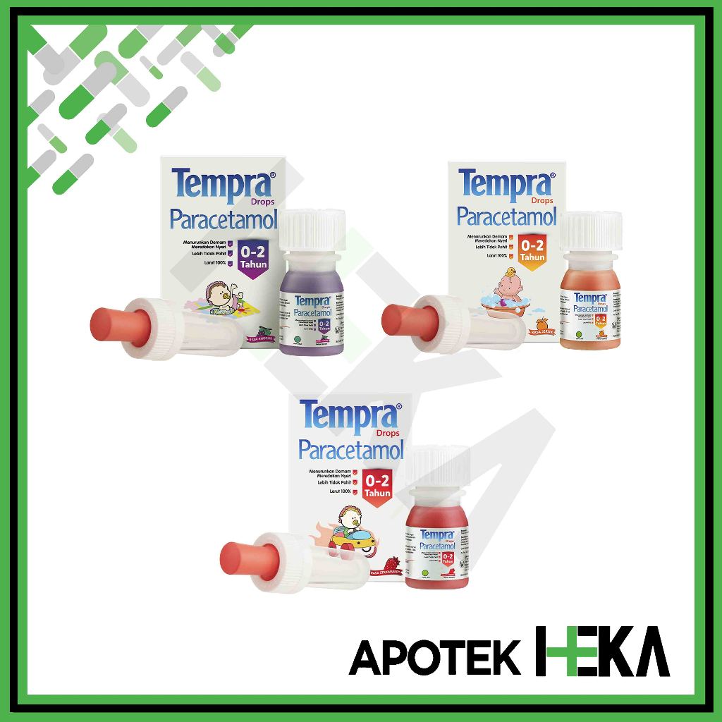 Jual Tempra Drops Bayi 15 ml Demam Bayi / Penurun Panas Bayi (BANDUNG ...