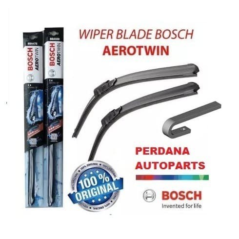 Jual Wiper Premium BOSCH AEROTWIN (Frameless U-Hook) Size 14" 16" 18" 20" 21" 22" 24" 26" 28 ...