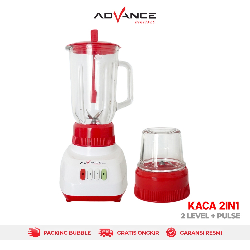 Jual Advance BL-11 Blender Kaca 2 IN 1 Jus Penggiling Juicer Blender ...