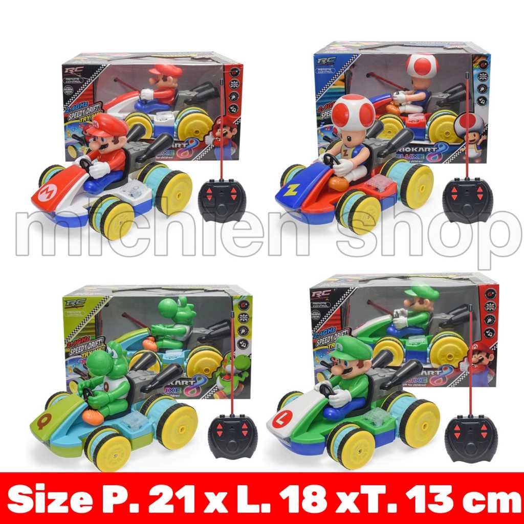 Jual Mainan Mobil Remote Control RC Mario Kart 8 Deluxe Car Toy ada ...