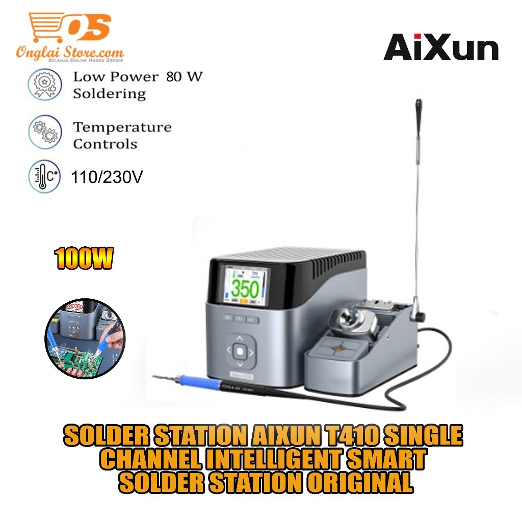 Jual Solder Station Aixun T410 Single Channel Intelligent Smart Solder Station Original | Shopee ...