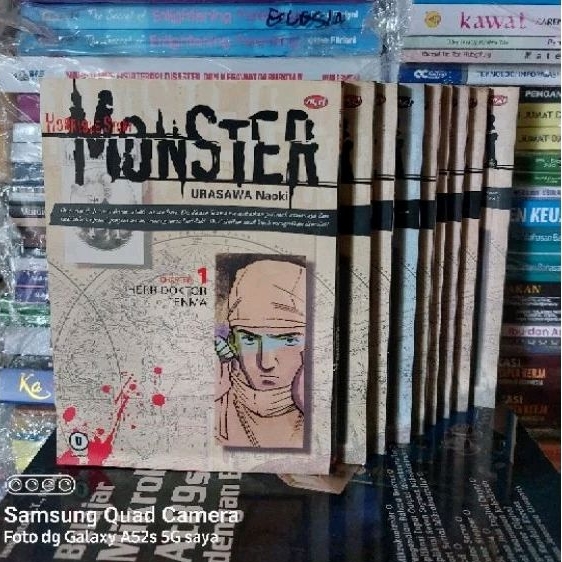 Jual Komik Original Monster URASAWA Naoki Bekas Cabutan atau boleh beli ...