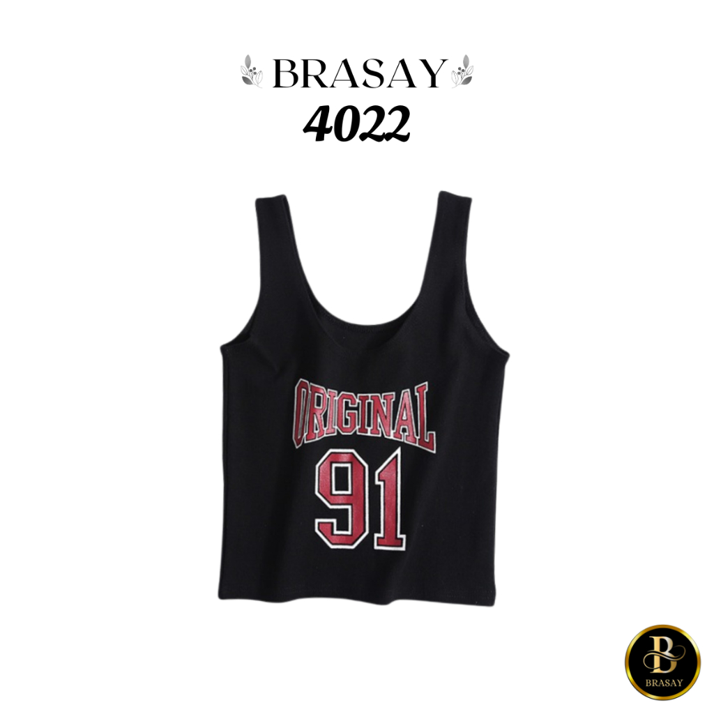 Jual Brasay Crop Top Tank Top Rajut Wanita Style Korea 4022 Shopee