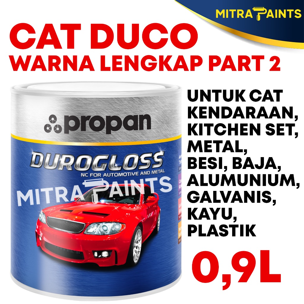 Jual [PART 2] PROPAN DUROGLOSS CAT DUKO PROPAN 0,9 LITER / DOFF DAN ...