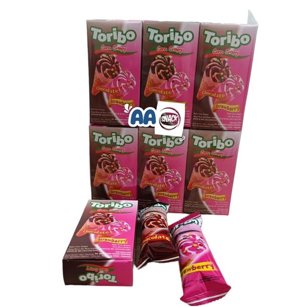 Jual TORIBO CORN CRISPY CONE ISI 12 X 2 X 5 GR | Shopee Indonesia