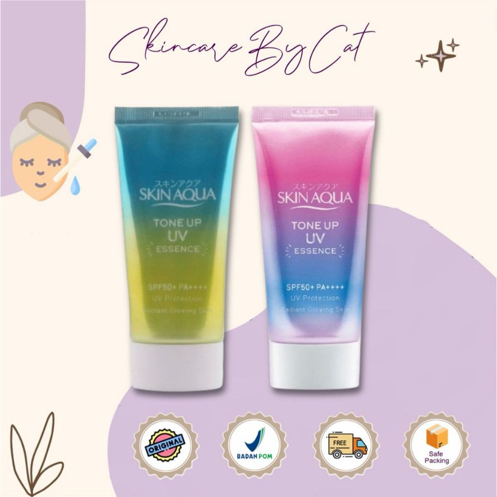 Jual SKIN AQUA TONE UP UV ESSENCE SPF 50+ PA++++ | Sunscreen Skinaqua | Shopee Indonesia