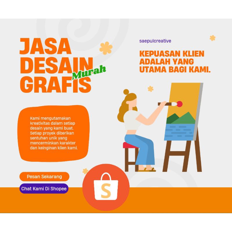 Jual Jasa Desain Banner, Spanduk, X-Banner Pamflet, DLL | Shopee Indonesia