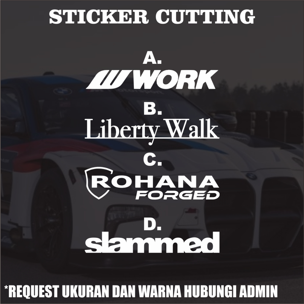 Jual Stiker Mobil Jdm / Sticker Cutting | Shopee Indonesia