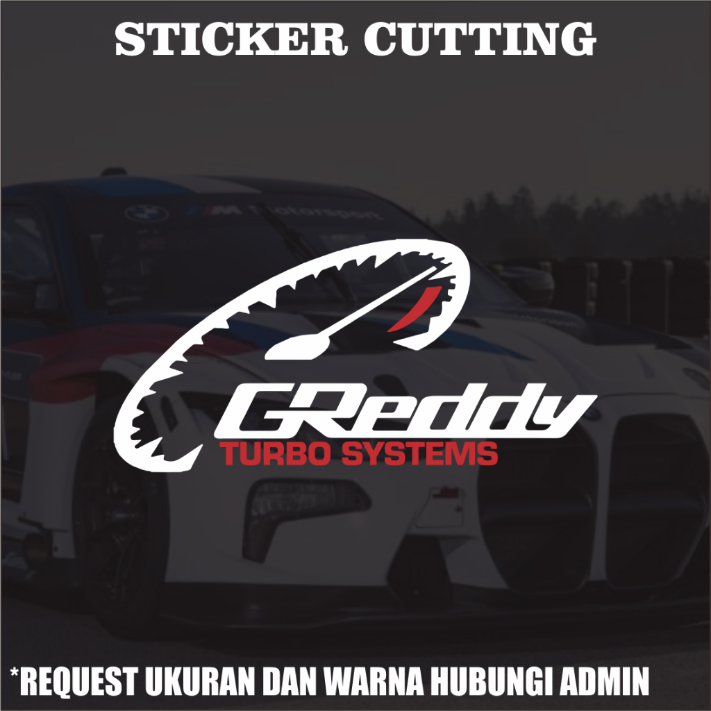 Jual Stiker Greddy Turbo Systems / Sticker Cutting | Shopee Indonesia