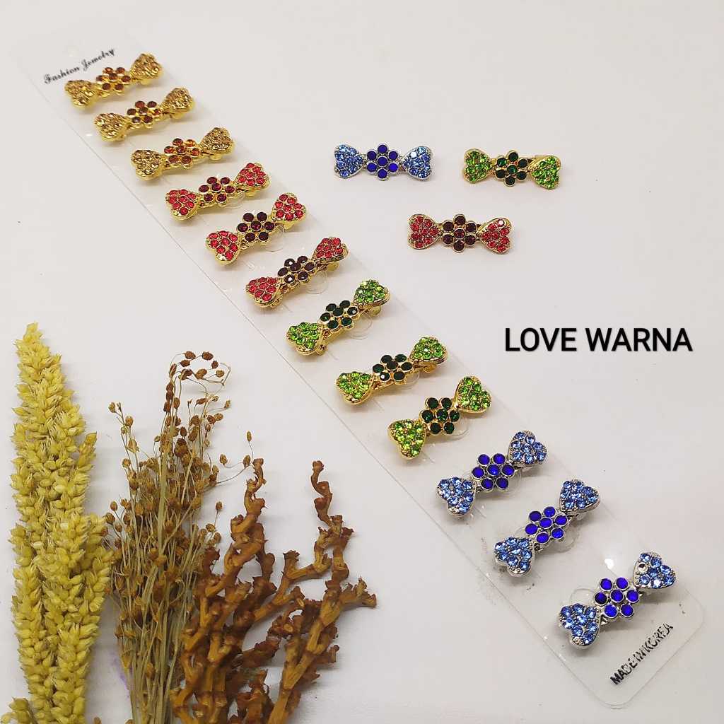 Jual TERMURAH 1 lusin (12 PCS ) Bros dagu gold silver / bros mewah ...