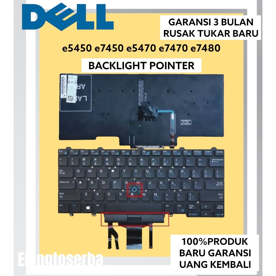 Jual Keyboard Dell Latitude E5450 E5470 E7450 E7470 Backlight | Shopee ...