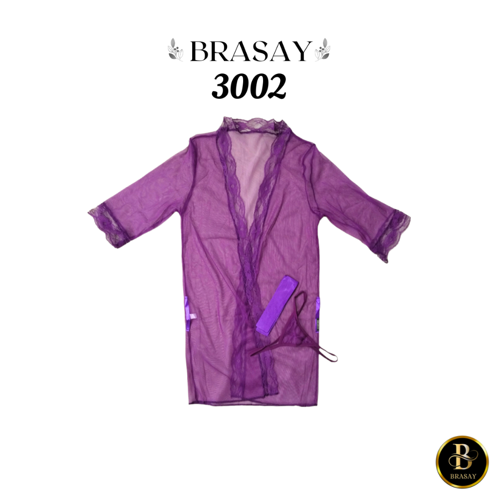 Jual Brasay Set Lingerie Wanita Bahan Lace Tipis Kerah Deep-V Neck ...