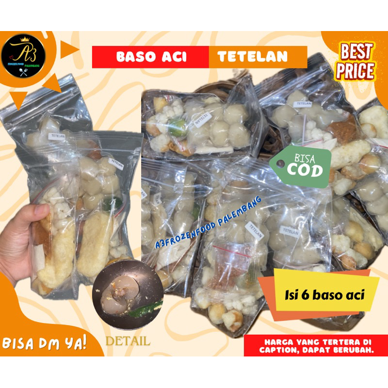 Jual Baso Aci Tetelan | Baso Aci Original | Baso Aci Palembang | A3 ...