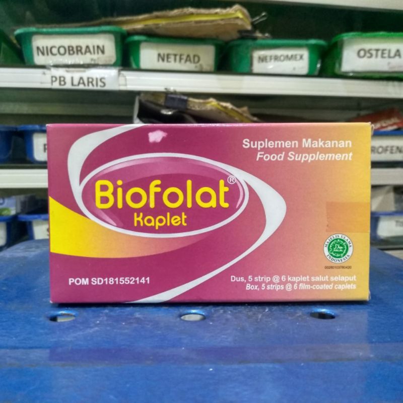 Jual BIOFOLAT/ ASAM FOLAT400mg ( ecer perstrip 6 biji) | Shopee Indonesia