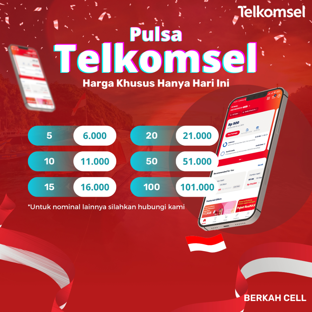 Jual PULSA TELKOMSEL NOMINAL KECIL | Shopee Indonesia