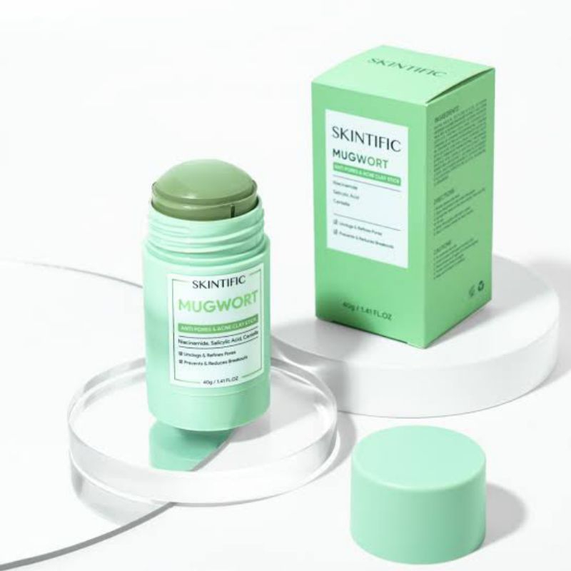 Jual SKINTIFIC MUGWORT ACNE CLAY STICK MASKER | Shopee Indonesia