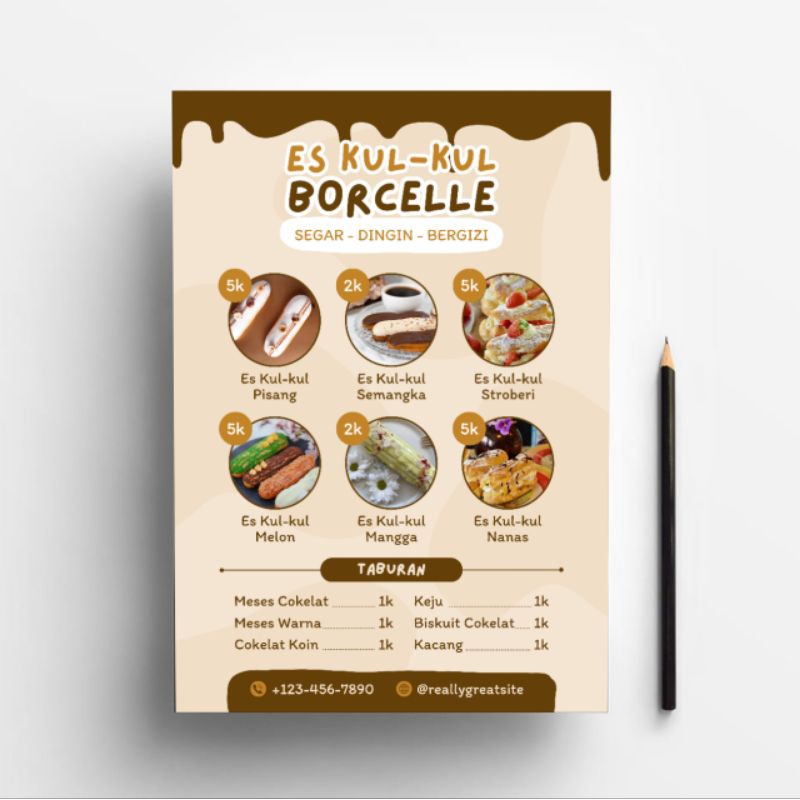 Jual JASA DESAIN MENU MAKANAN / MINUMAN MURAH AESTHETIC KEKINIAN ...