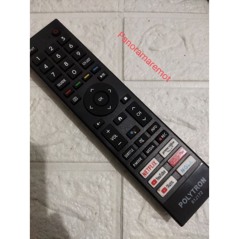Jual REMOT REMOTE TV POLYTRON SMART TV 81J172 | Shopee Indonesia