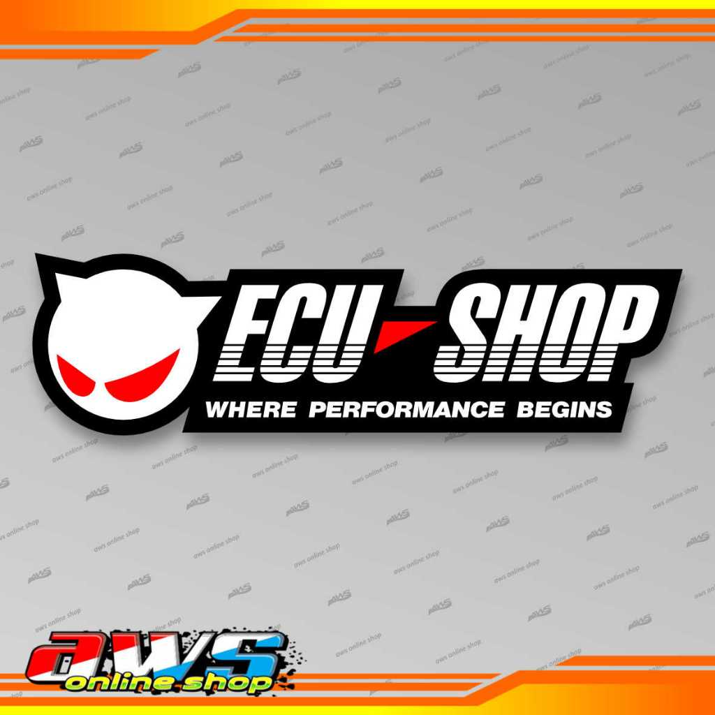 Jual Sticker Ecu Shop Timbul | Shopee Indonesia