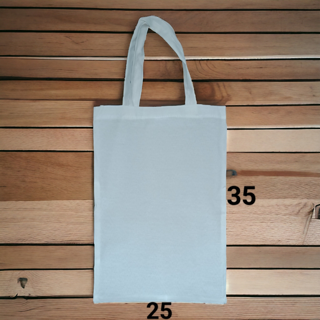 Jual Tas blacu / Tote bag blacu / tote bag lukis / Tote bag putih polos ...