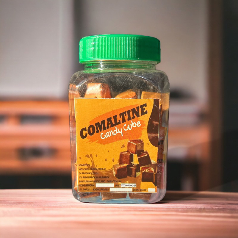 Jual COMALTINE CANDY CUBE ISI 50 PCS (COD) | Shopee Indonesia